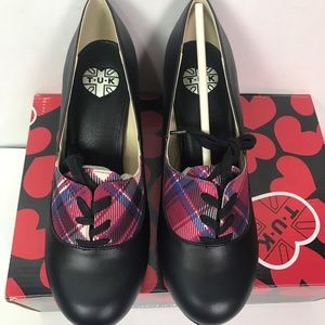 tuk | Shoes | Tuk Plaid Tie Heels Rockabilly Pinup | Poshmark